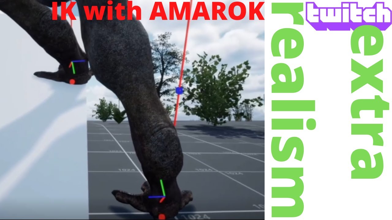 Inverse Kinematics with Amarok streaming a Carno running on slopes in ...
