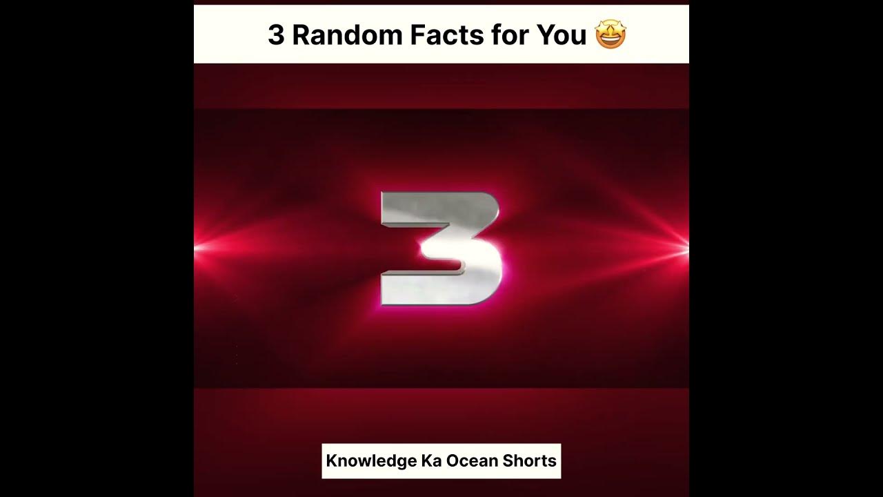 3 Random Facts For You 🤩 || #factsinhindi #shorts - YouTube