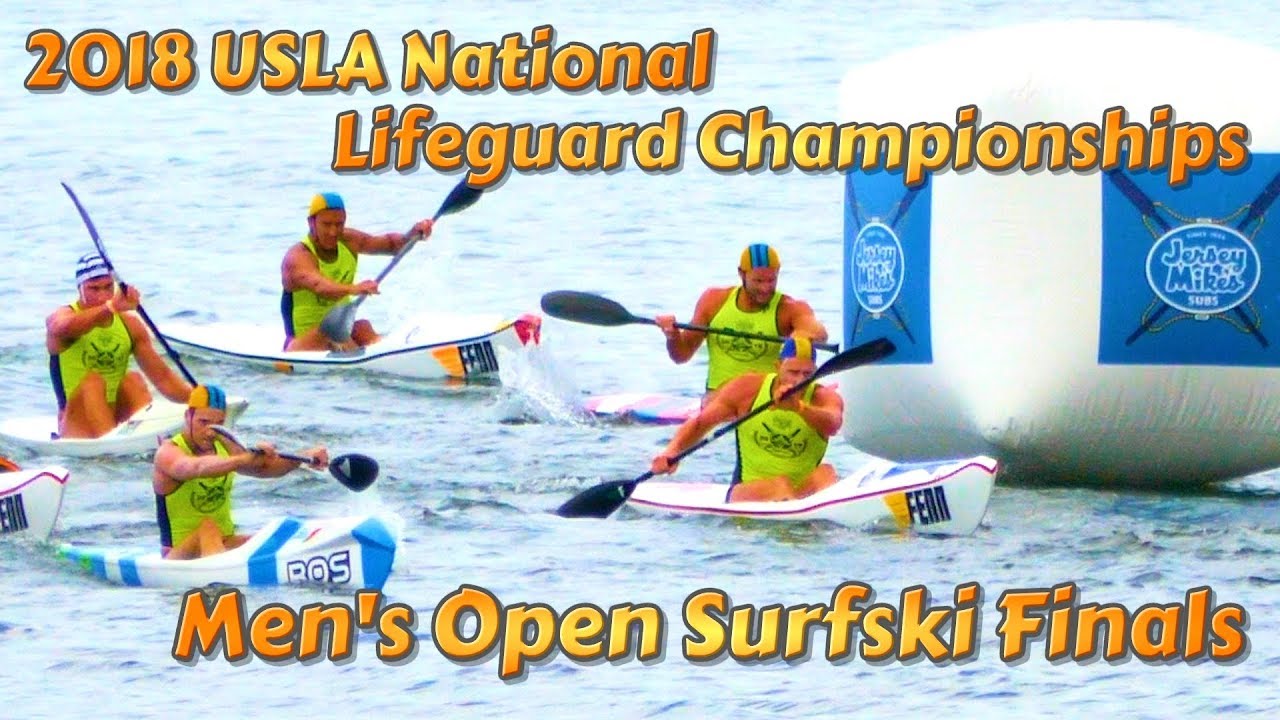 2018 USLA National Lifeguard Championships / Men's Open Surfski Finals ...