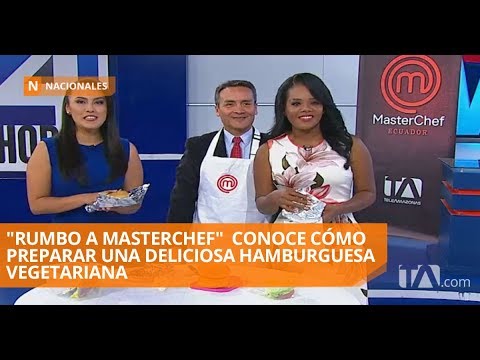 Conoce cómo preparar una hamburguesa vegetariana junto a Alberto ...
