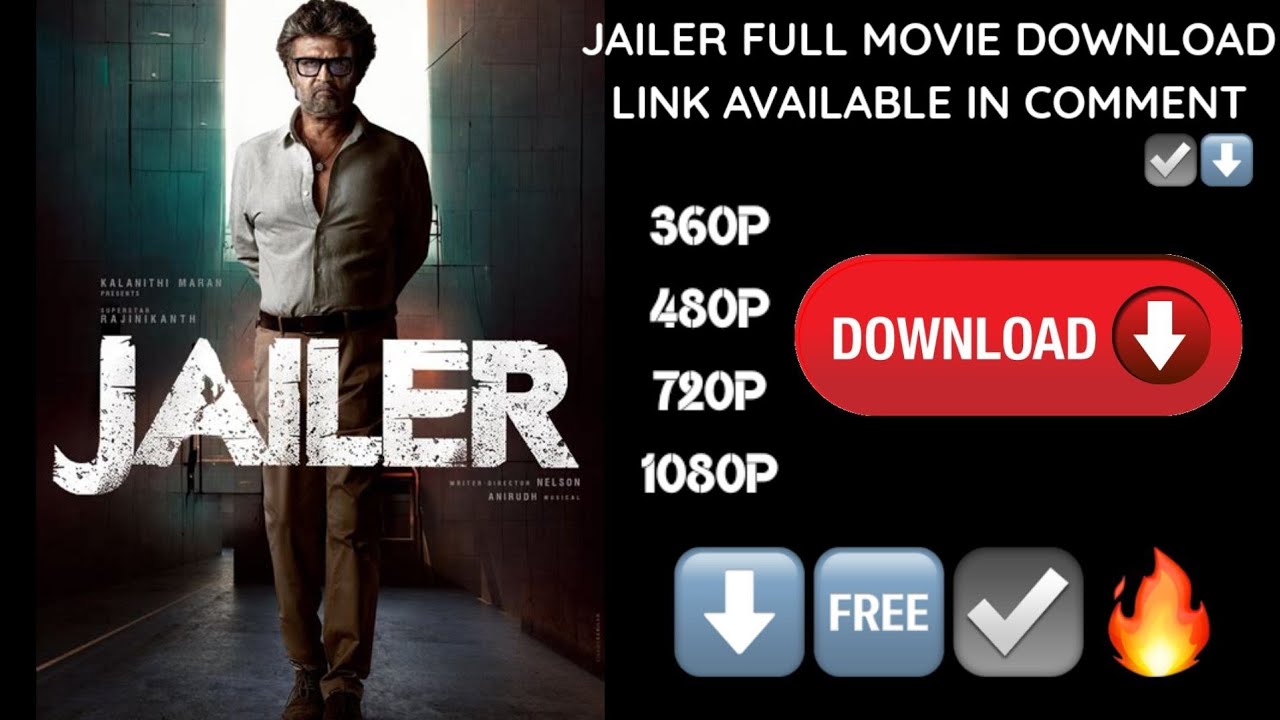 "JAILER"🤩🆓 FULL MOVIE DOWNLOAD LINK IS AVAILABLE IN THE DICRIPTION AND ...