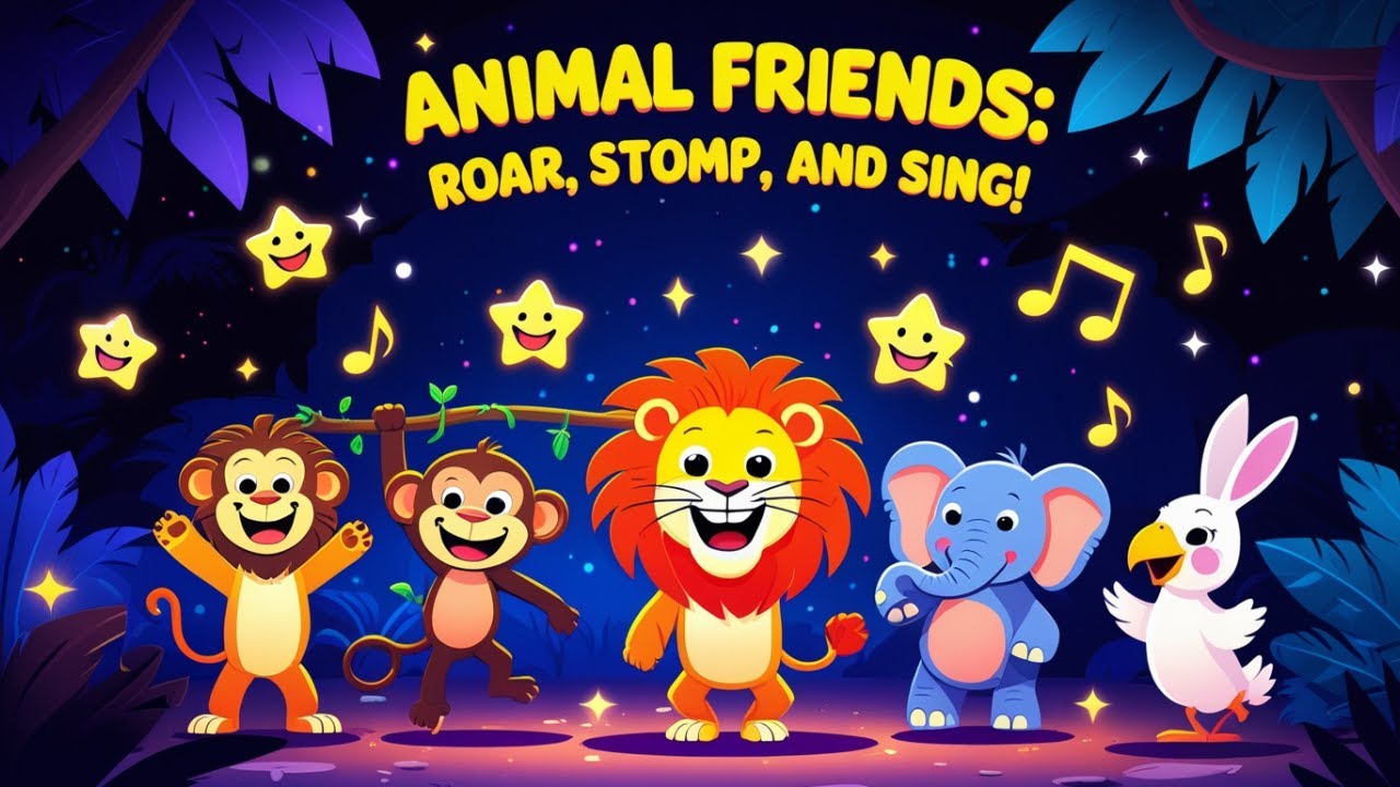 Animal Friends: Roar, Stomp, and Sing! | Nursery rhymes and Kids song ...