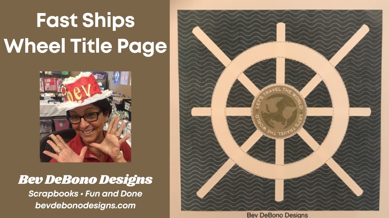 Technique Class: Make a Fast Ship's Wheel using Circle Templates. - YouTube