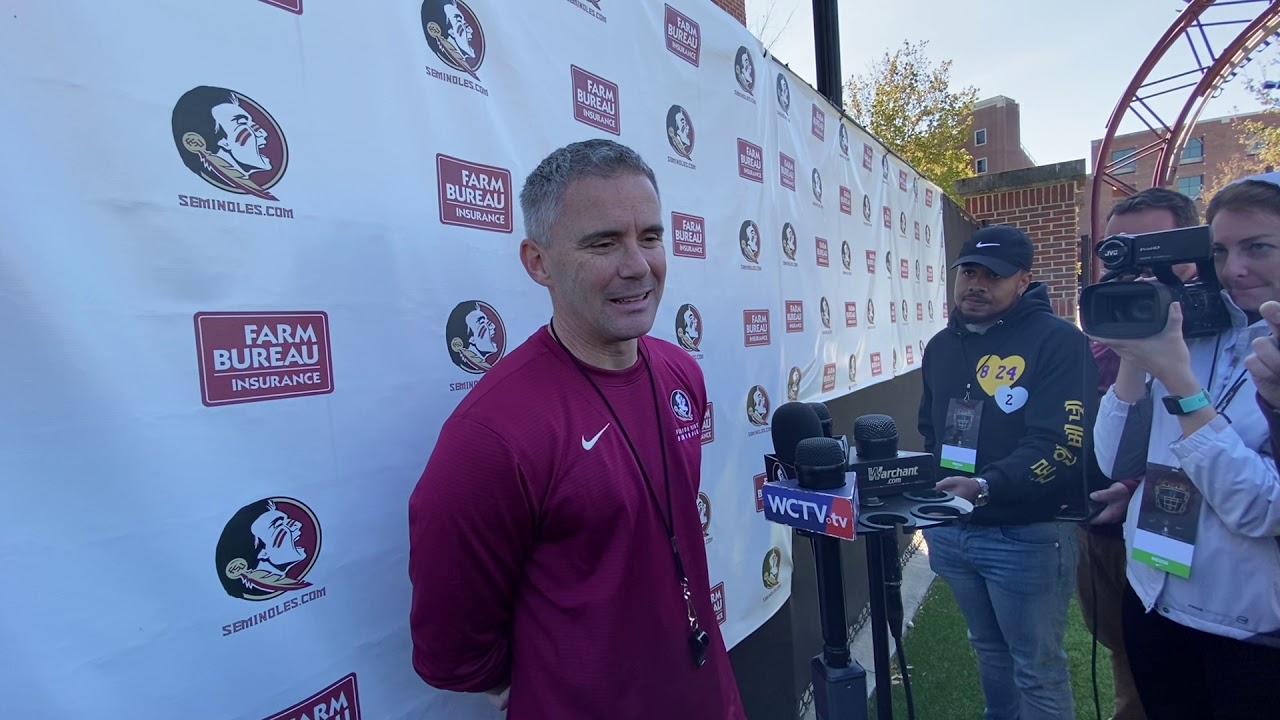 FSU head coach Mike Norvell on first day of spring practice 2020 - YouTube