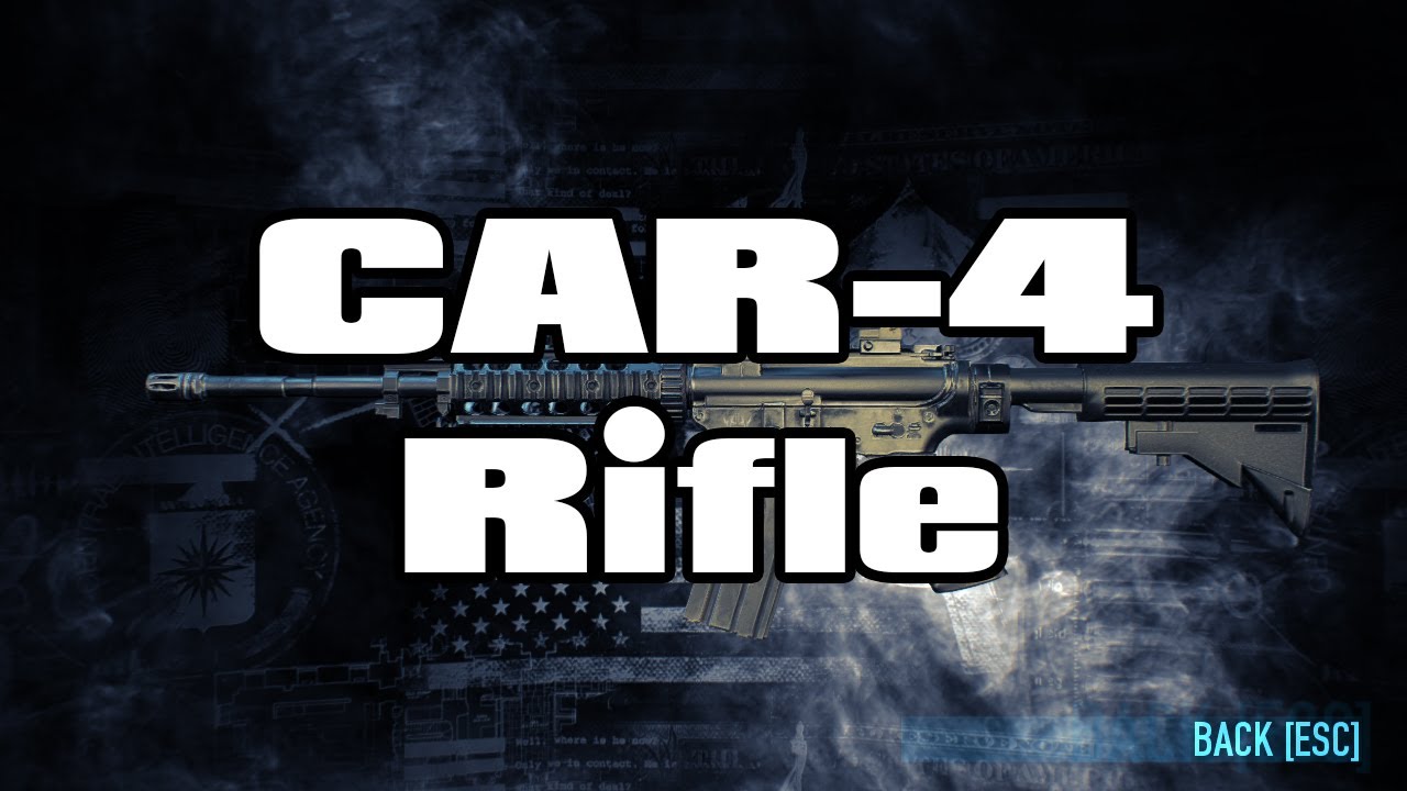[Payday 2] Weapon Demonstration: CAR-4 Rifle - YouTube
