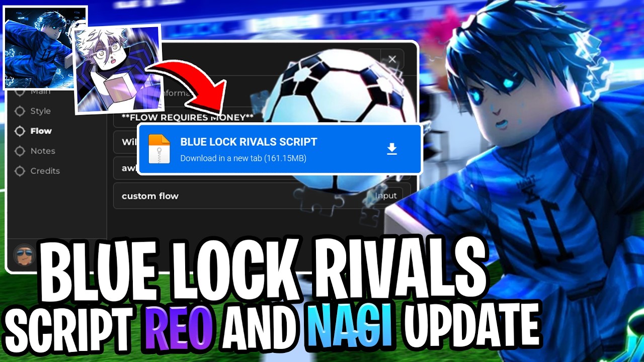 ⚽[UPD] Blue Lock: Rivals Script Hack - Unlock Reo and Nagi, Infinite ...