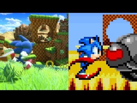 Sonic Forces - Demake in SMB1 Style! (Sonic Boll) - YouTube