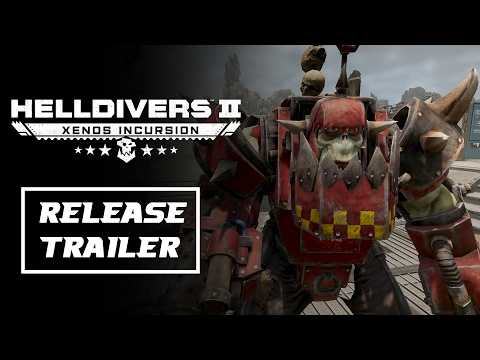 Helldivers 2 Xenos Incursion Mod: Ork - Release trailer