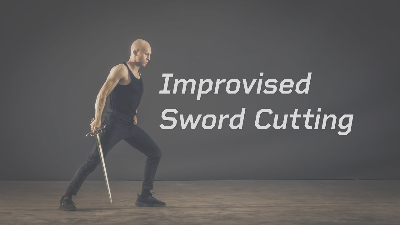 Improvised sword cutting - YouTube