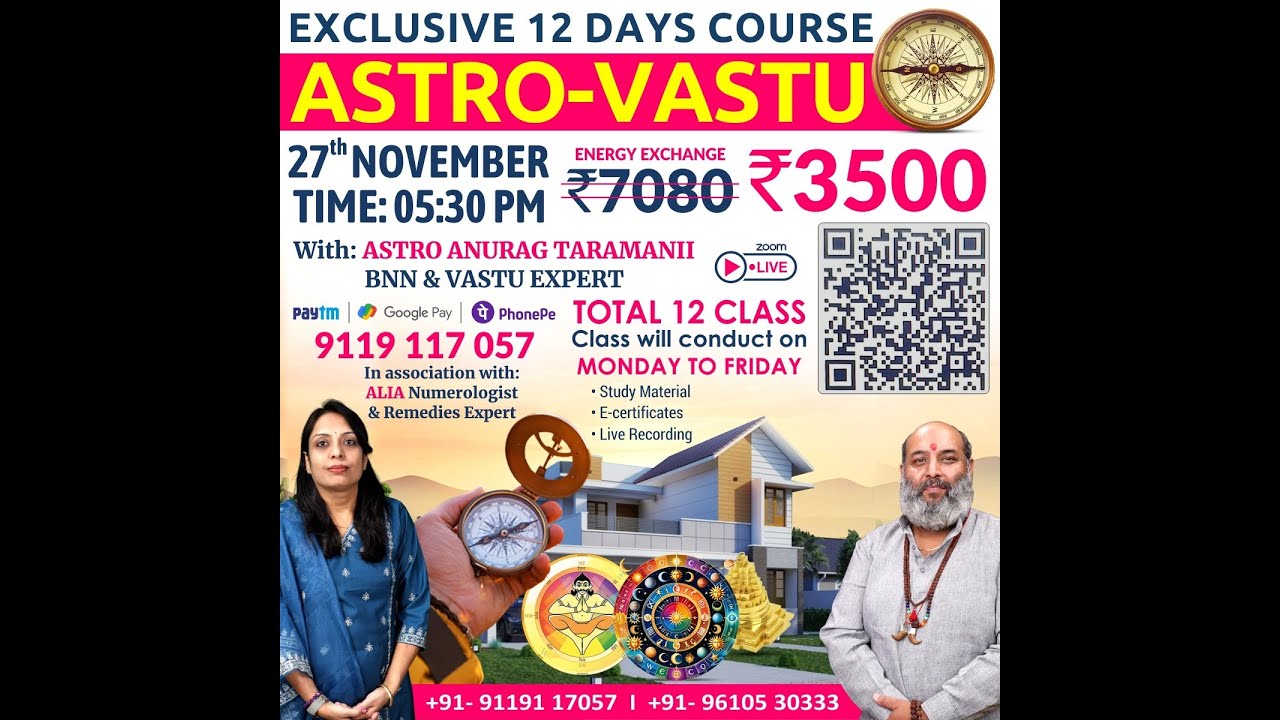 FREE CLASS ON ASTRO-VASTU, 24-11-25 - YouTube