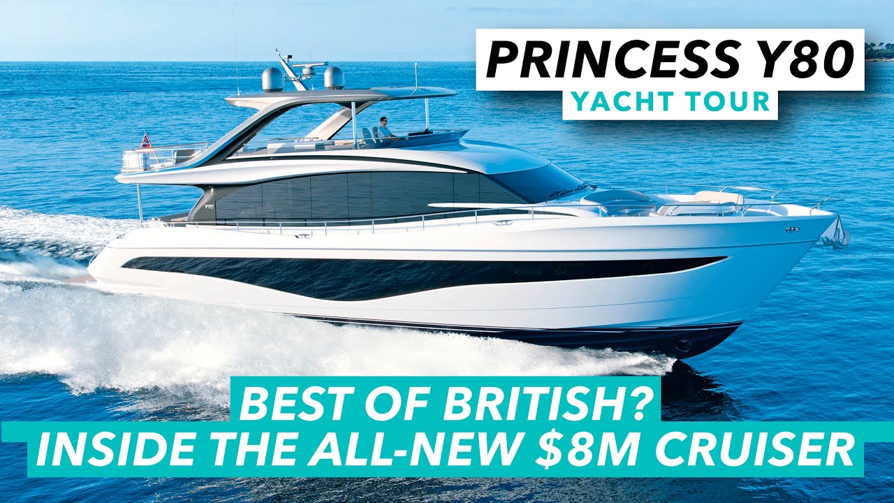 Best of British? Inside this all-new $8m flybridge | Princess Y80 yacht ...