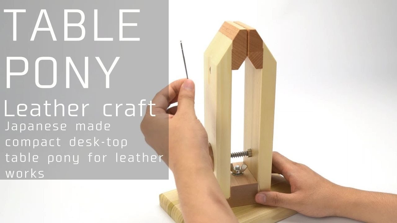 STITCHING TABLE PONY【LEATHER CRAFT】Japanese made pony, fixing leather ...