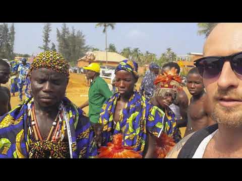 Quidah Vodun festival part 1. Python temple and Quidah beach - YouTube