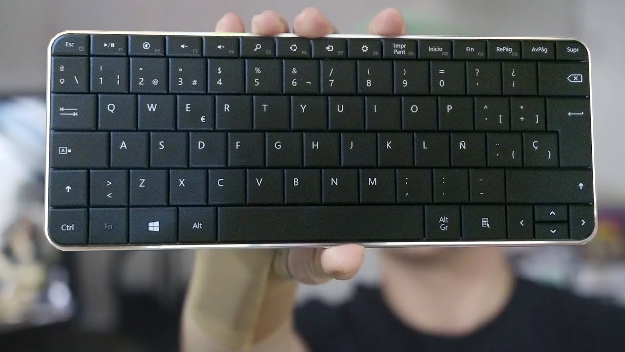 Análisis del teclado Wedge Mobile de Microsoft - YouTube