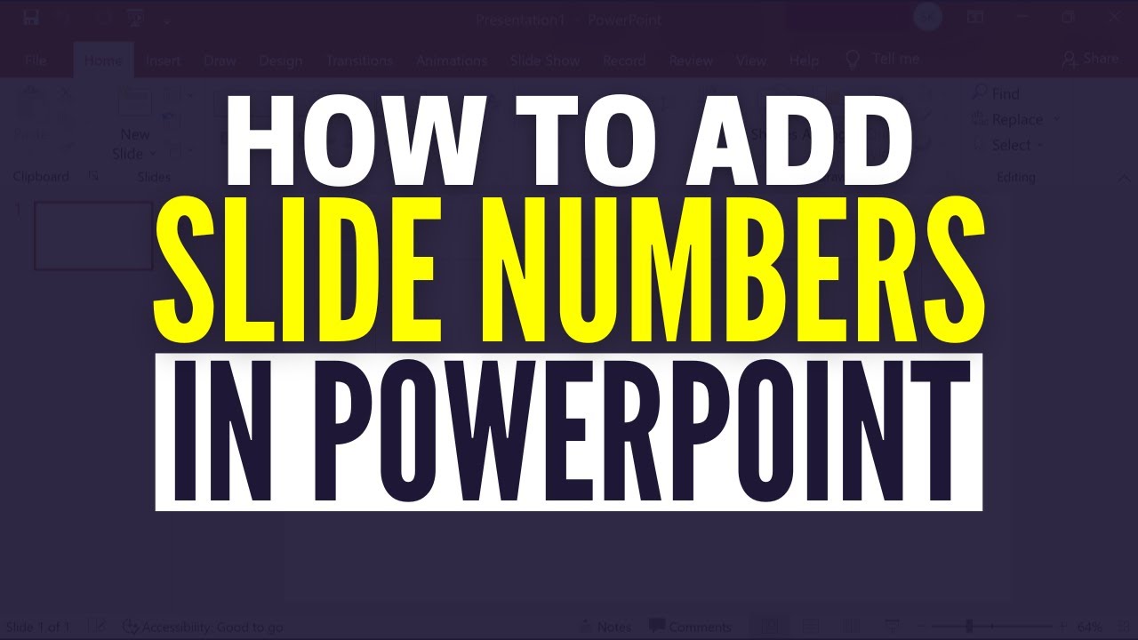 How To Add Page Numbers In PowerPoint (Easy Tutorial) - YouTube