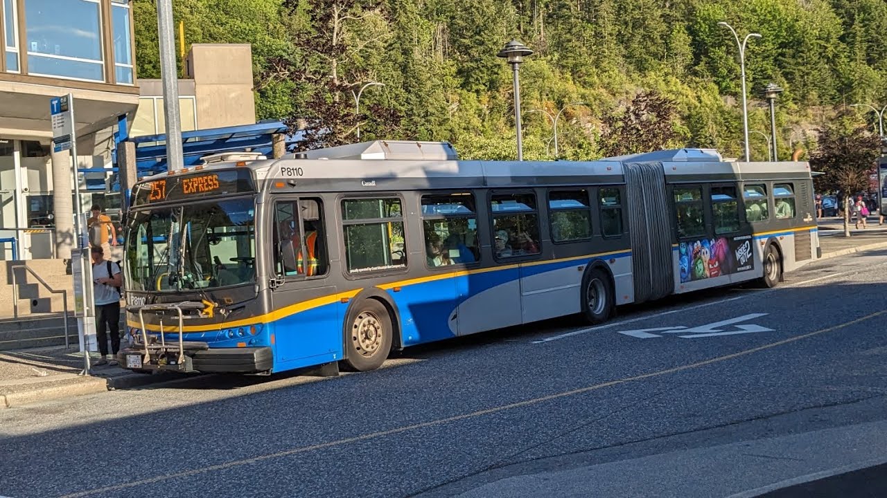 Translink CMBC 8110 on the 257 from Park Royal to Horseshoe Bay via ...