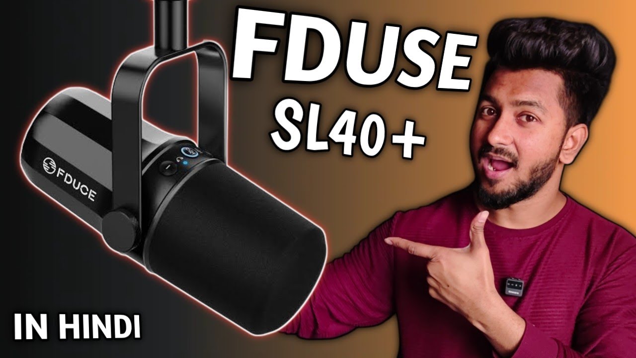 FDUCE SL40+ Podcast Mic for Mobile & PC in 2025! Unboxing & Honest ...