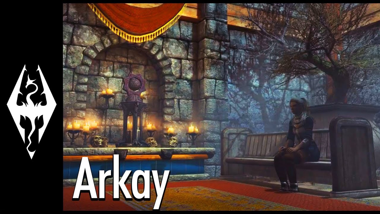 Meditate in Skyrim: Ch . 6 - Shrine of Arkay - YouTube