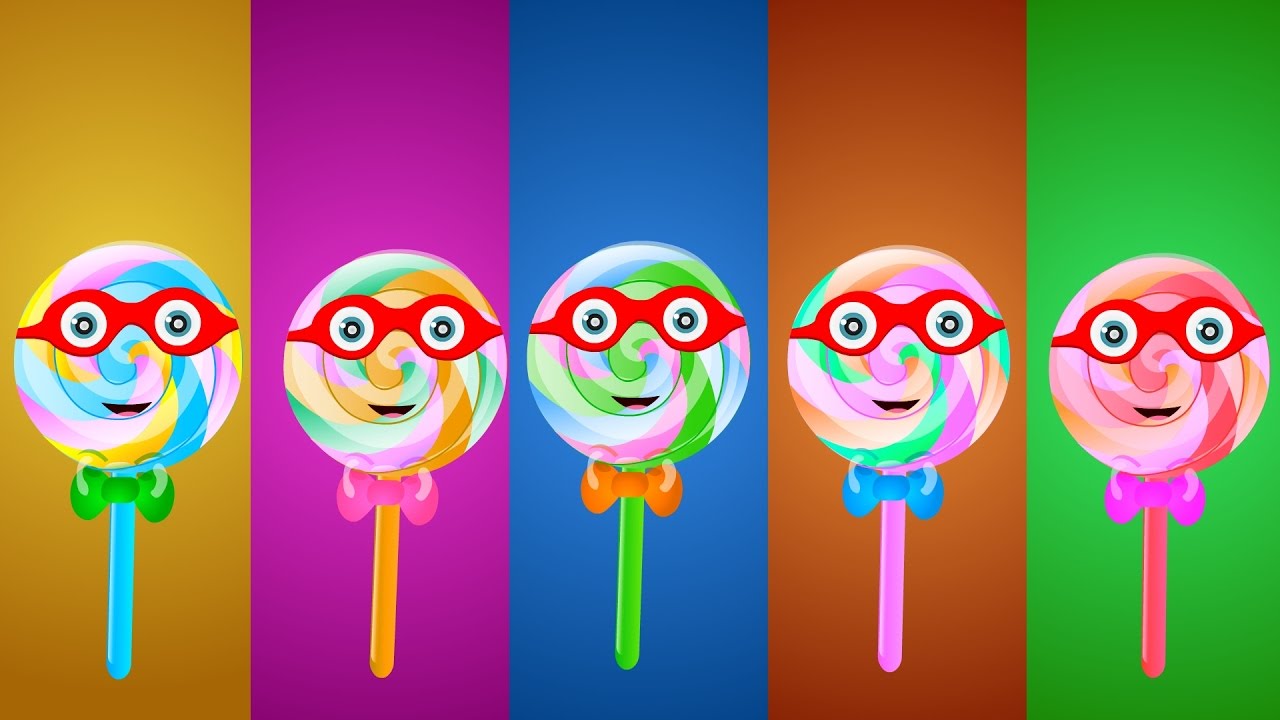 The Finger Family Lollipop Family Nursery Rhyme | Lollipop Finger ...