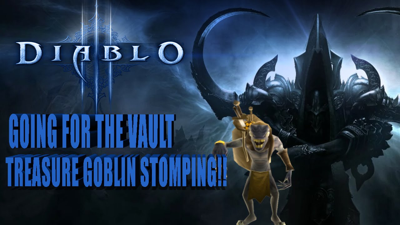 Diablo 3 - Treasure Goblin Vault Hunt, Rift Run - YouTube