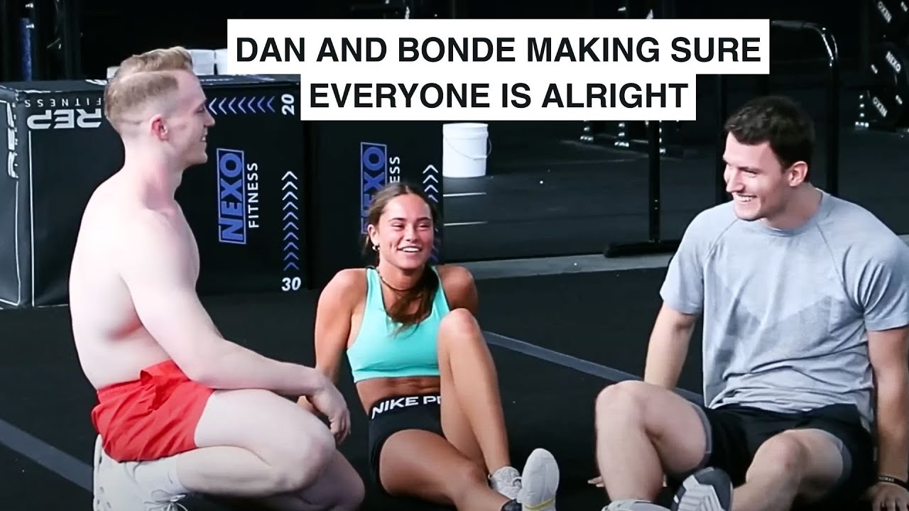 DANIEL BUYESKE AND BONDE JOHNSON MAKING SURE EVERYBODY IS ALRIGHT FOR ...