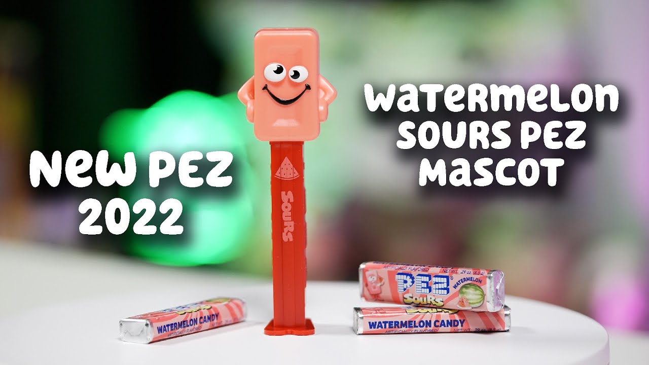 I got the new Sours Watermelon PEZ Mascot - YouTube