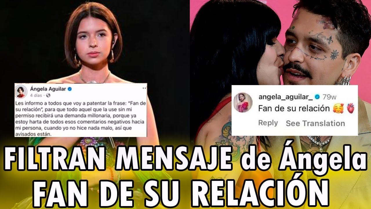 😱FILTRAN MENSAJE de Ángela DISPUETA a DEMANDAR por FRASE VIRAL "FAN DE ...