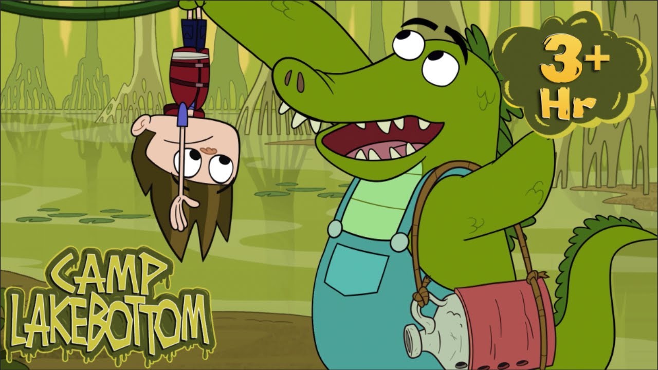 Gator Attack!? | Escape from Danger | Full Episodes | Camp Lakebottom | 9 Story Fun - YouTube