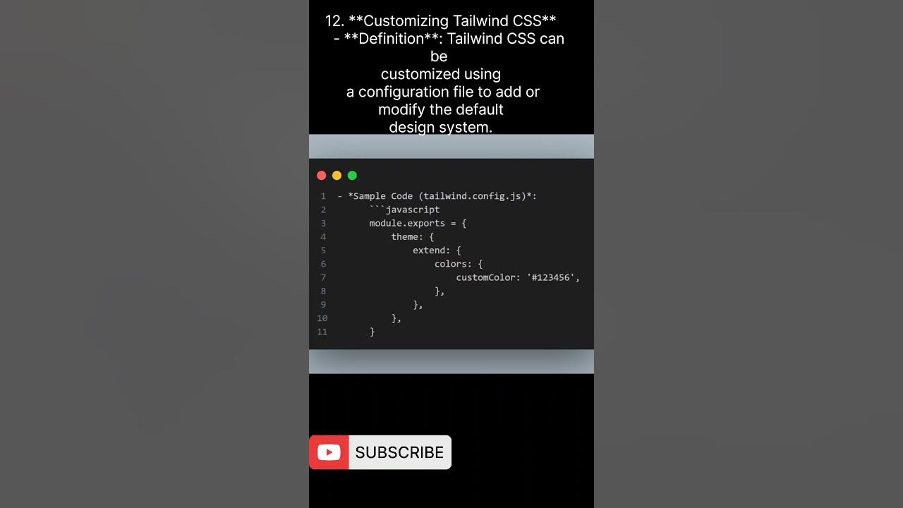 Customizing TailwindCSS #tailwindcss #tailwindcomponents #webtip #cssfilters #html #cssdiner # ...
