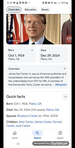 Jimmy Carter Death (Sad News) - YouTube