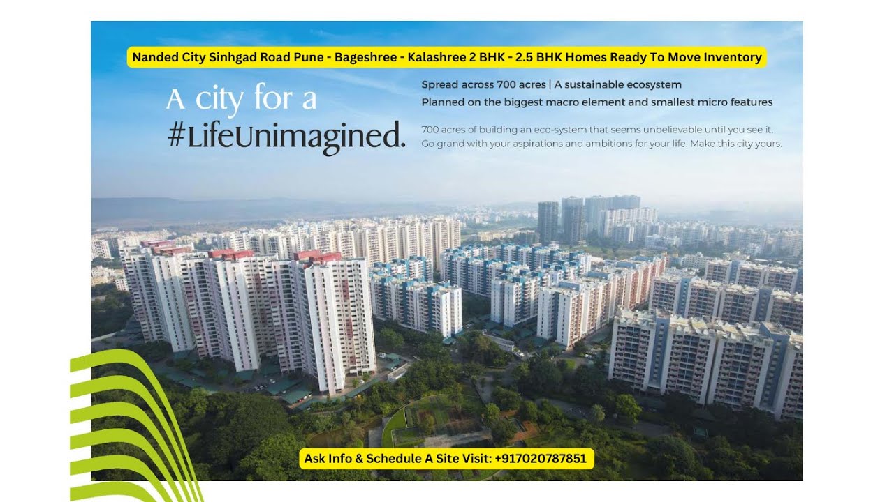 Nanded City Sinhgad Road Pune Bageshree Kalashree 2 BHK, 2.5 BHK Homes ...