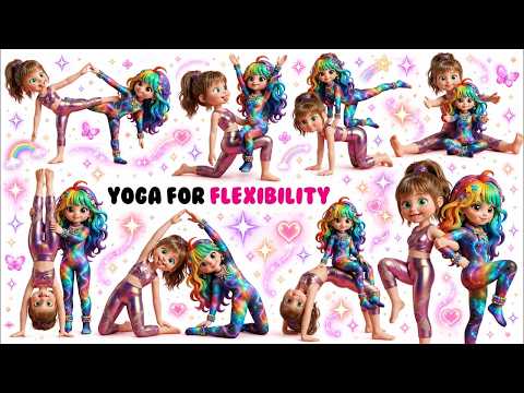 Kids Partner Yoga Fun ✨ Simple Poses for Happy Moments| Kids Yoga