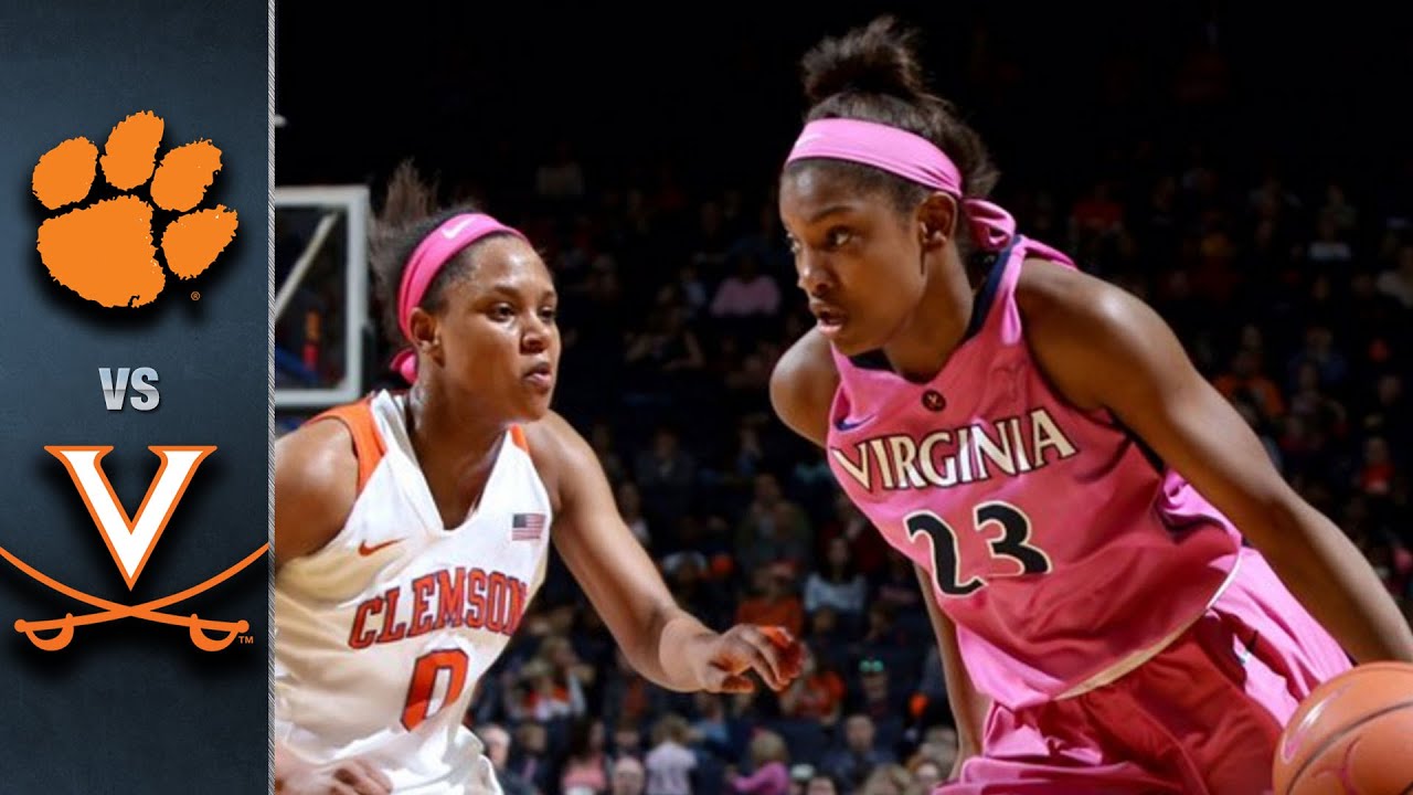 Clemson vs. Virginia Women's Basketball Highlights (2015-16) - YouTube