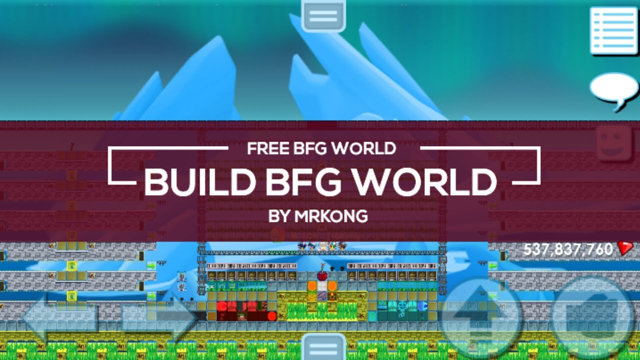 BUILD FREE BFG WORLD - CREATIVE PS GROWTOPIA - YouTube