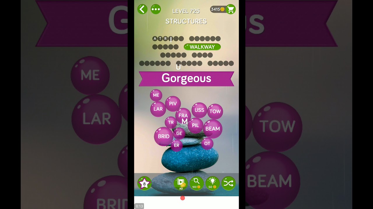 WORD PEARLS LEVEL 725 ANSWERS - YouTube