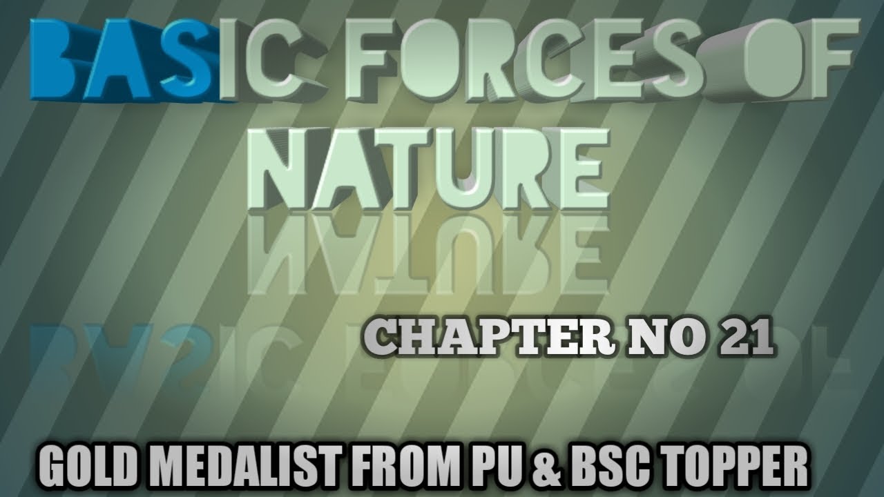 Basic Forces of nature | Basic Building block of matter | Chapter 21 ...