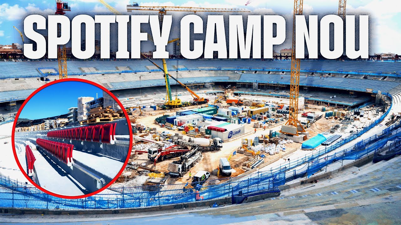 SPECTACULAR TIMELAPSE of the works in the Spotify Camp Nou | FC ...