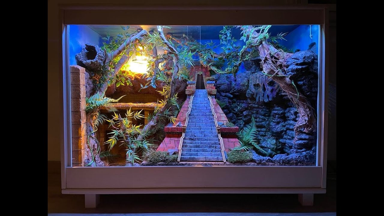 Corn snake enclosure - Homemade Maya/ Inca Diorama - YouTube