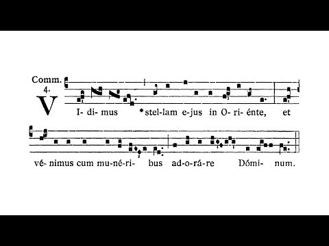 Commemoratione Baptismatis Domini nostri Iesu Christi - Communio (Vidimus stellam)