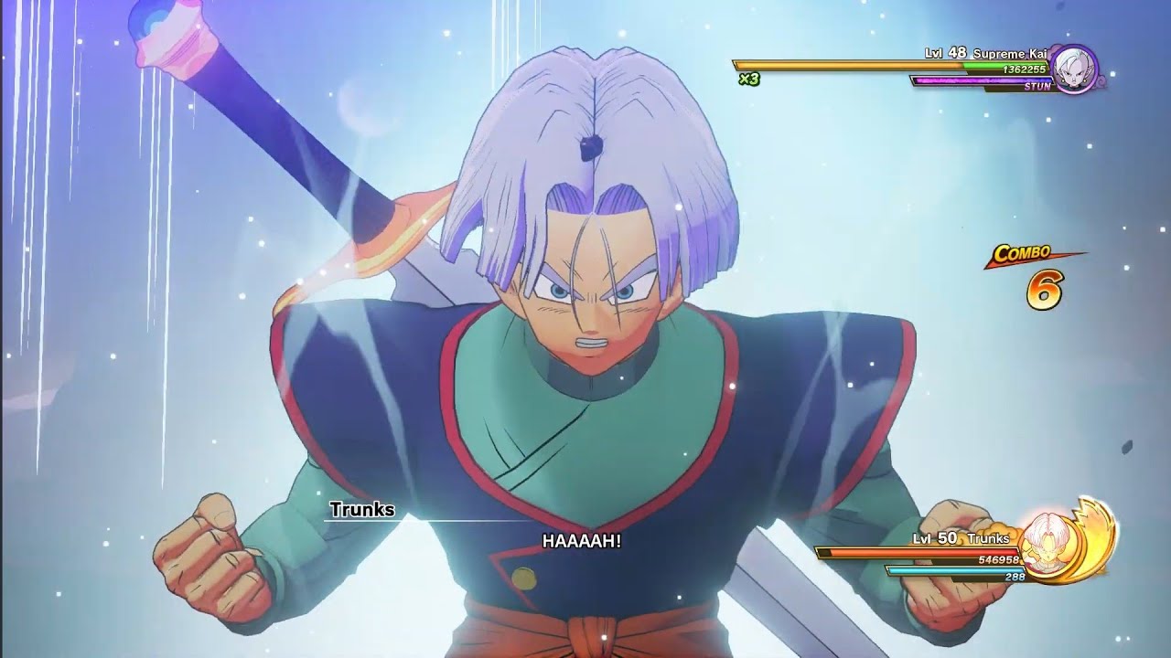 Trunks Pulled Z Sword & Fights Supreme Kai at Planet Kai | Future ...