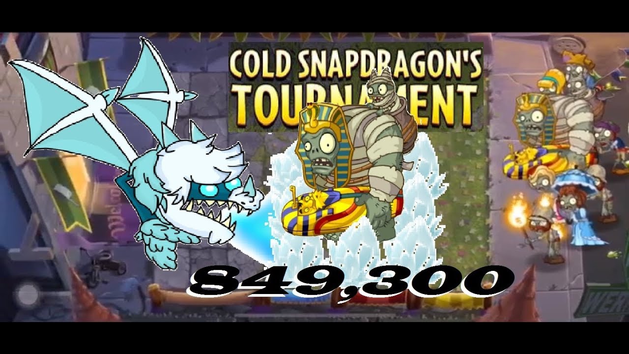 Plants vs Zombies 2 Battlez 800k Cold Snapdragon (PvZ Battlez week 42 ...