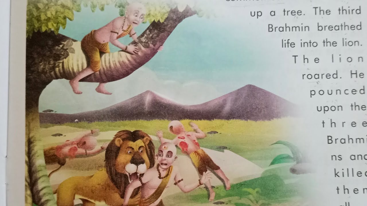 The Four Brahmins || Story telling English to Hindi || Best way of ...