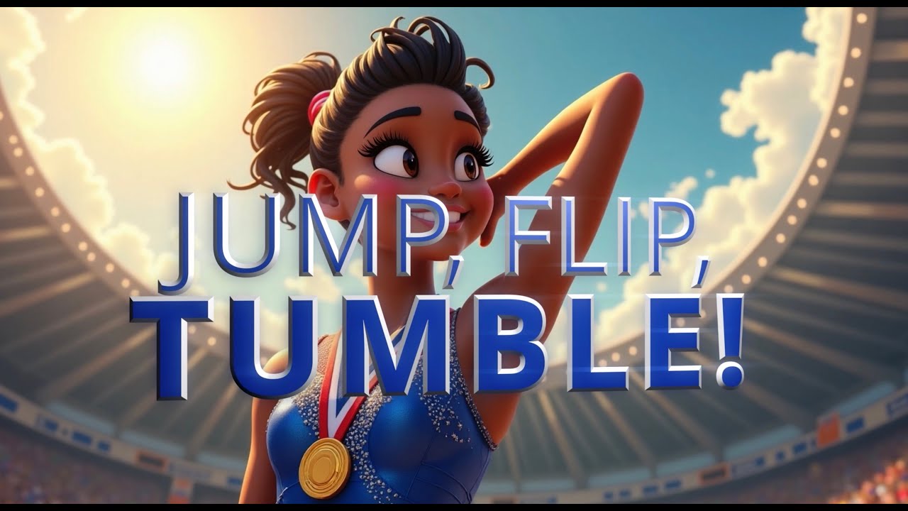 Jump, Flip, Tumble! | A High-Energy Gymnastics Song for Kids! - YouTube