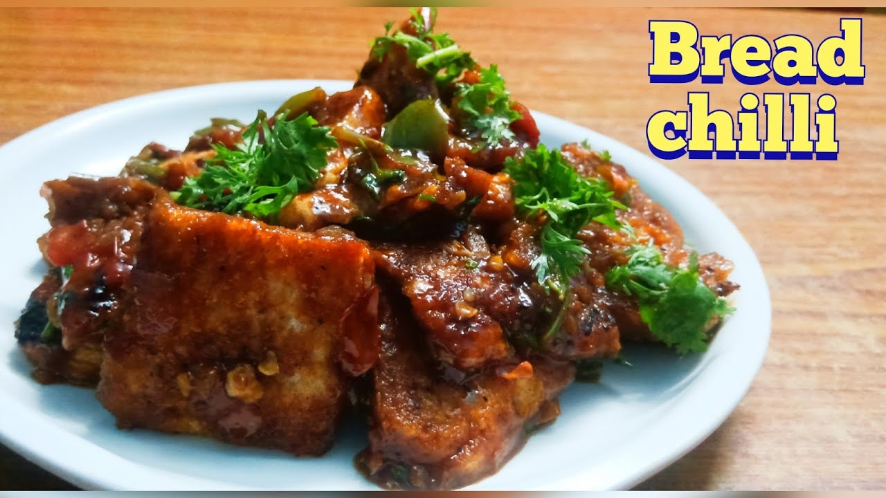 Bread chilli recipe || chilli bread recipe in kannada / how to make ...