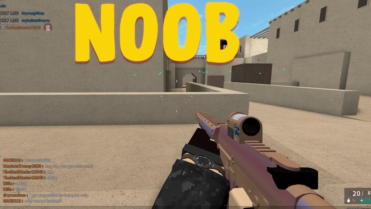 Noob plays phantom forces - YouTube