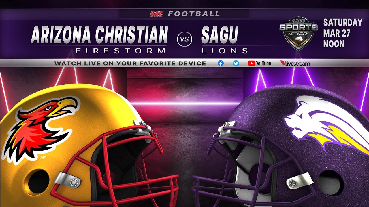 Arizona Christian vs SAGU - NAIA Football 2021 - YouTube