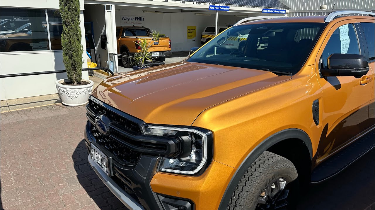 Two Ford Ranger WILDTRAKS available in Lux Yellow - YouTube