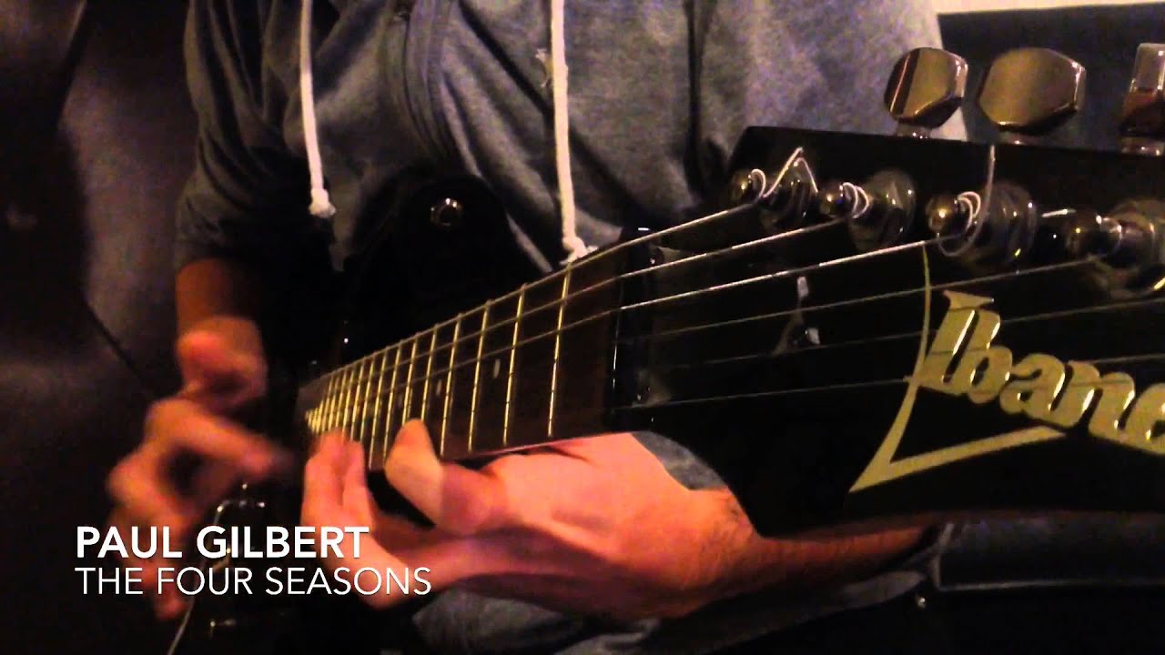 The Four Seasons Paul Gilbert Guitar Cover - YouTube