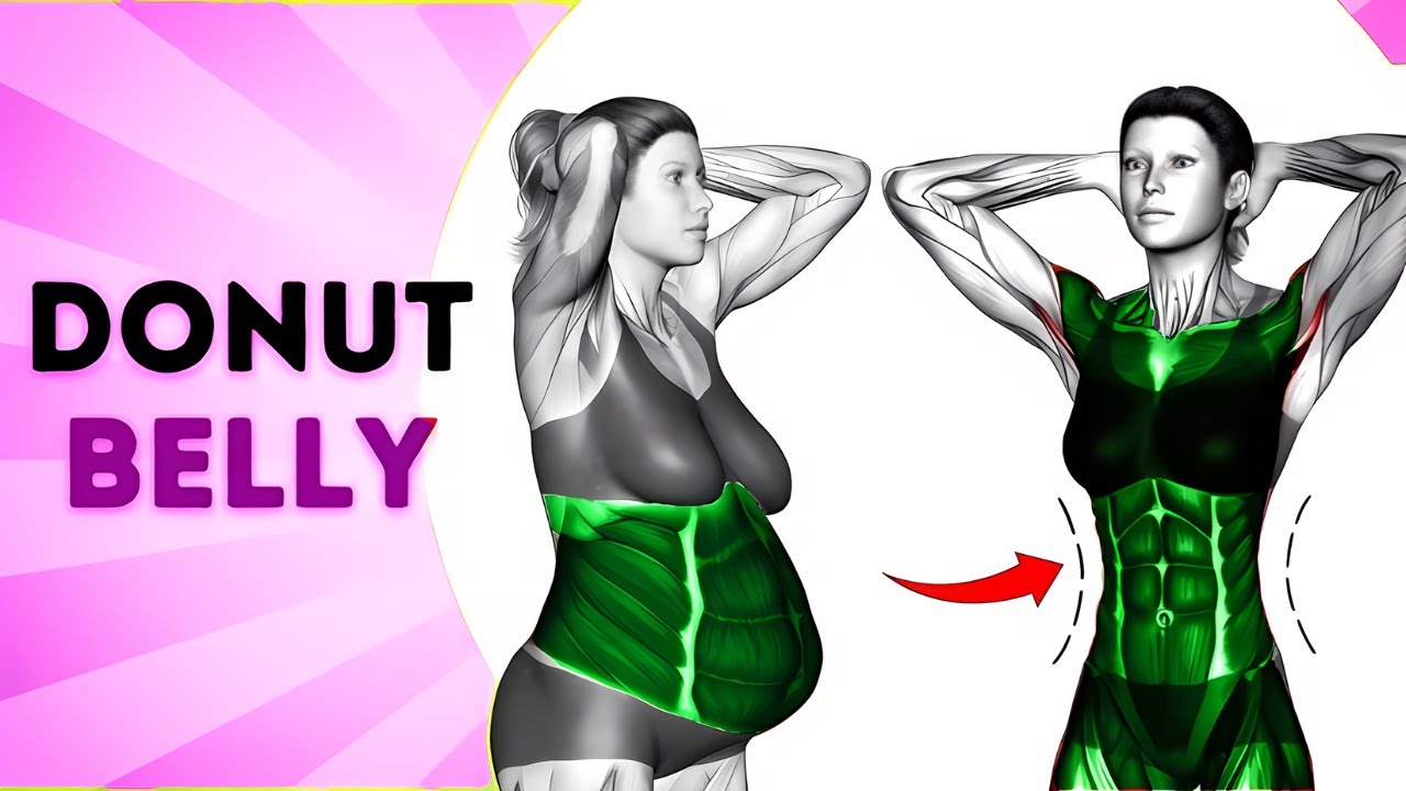 Easy Exercises For A Flat Tummy, Slim Waist and Flat Belly, Simple To ...