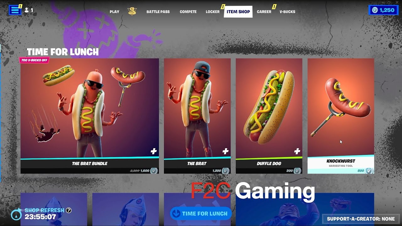 Fortnite Food Fight Item Shop !! February 23 2023 OST - YouTube